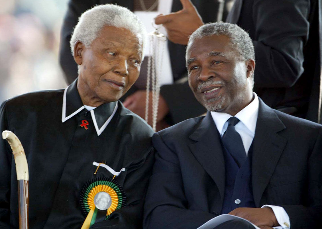 Thabo Mbeki And Nelson Mandela Thabo Mbeki Former President Of South
